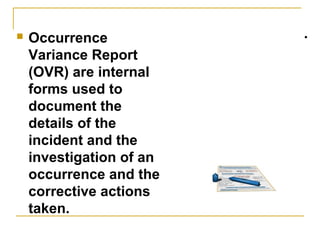 occurrence variance reporting | PPT