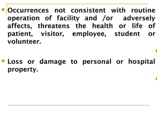 occurrence variance reporting | PPT