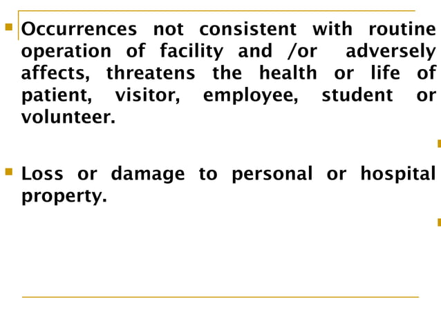 occurrence variance reporting | PPT