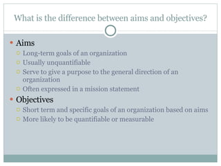 1.3 Organizational Objectives Day 1 | PPT