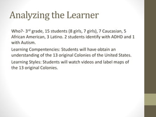 13 original colonies unit plan pp | PPT