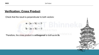 13 - Orthogonal Projection and Cross Product | PDF
