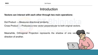 13 - Orthogonal Projection and Cross Product | PDF