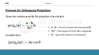 13 - Orthogonal Projection and Cross Product | PDF