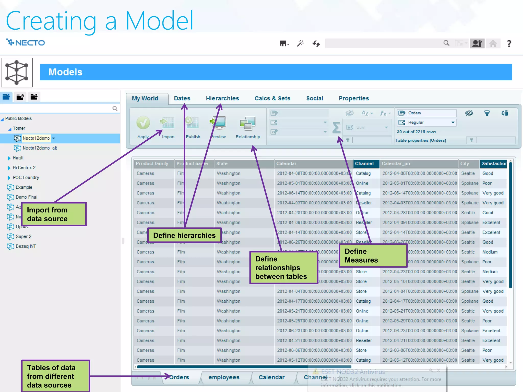 13 - Panorama Necto 14 building models - visualization & data discovery solution | PPT