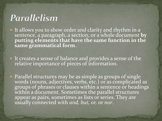 parallelism-correctgrammarinformation | PPTX