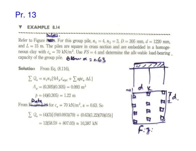 Problems on piles and deep footing | PDF | Civil Engineering Industry | Industries