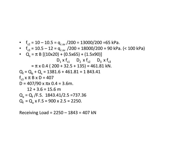 Problems on piles and deep footing | PDF | Civil Engineering Industry ...