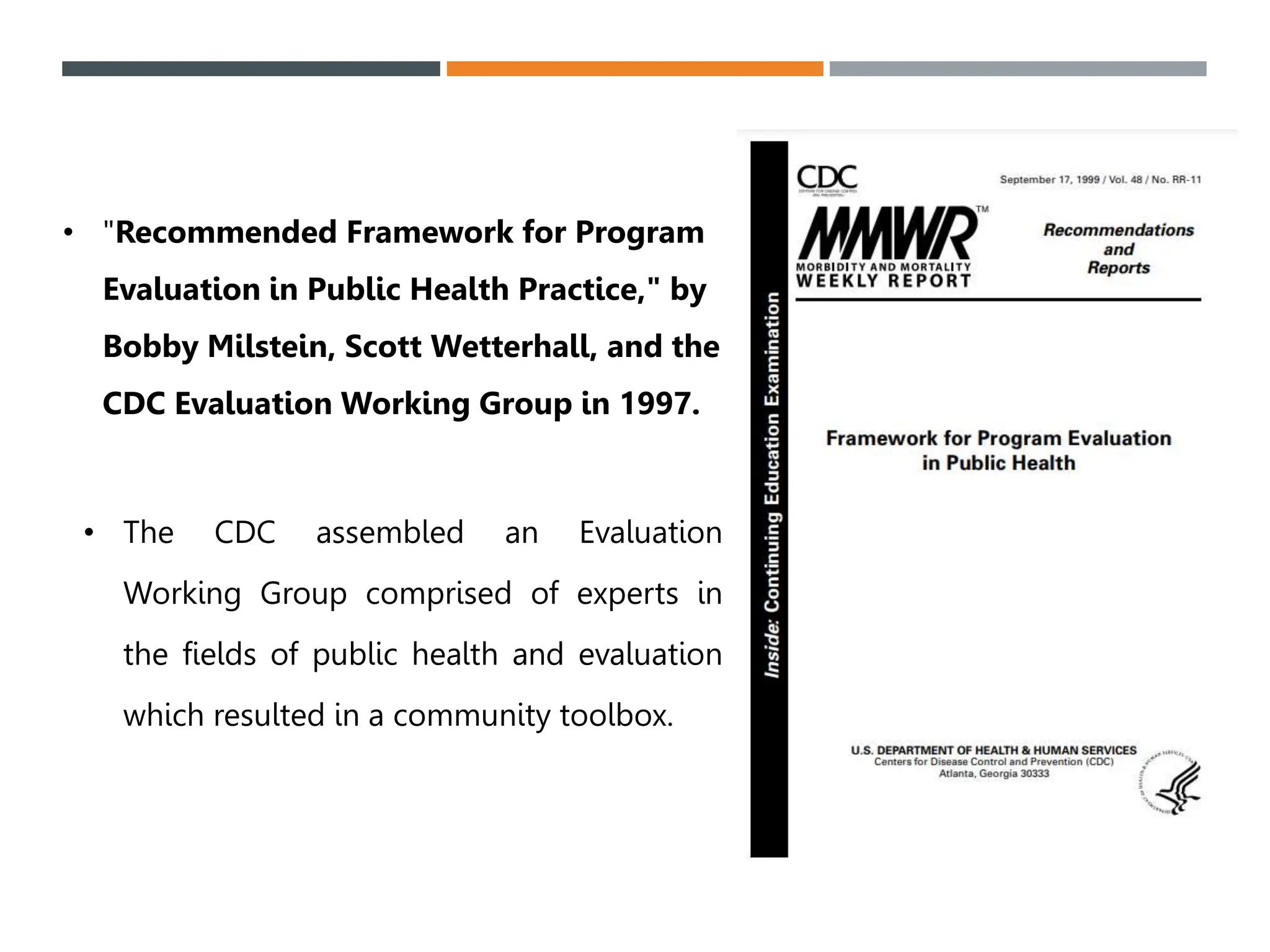 PROGRAM EVALUATION | PPTX