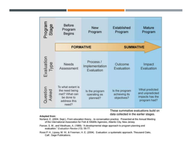 PROGRAM EVALUATION | PPTX
