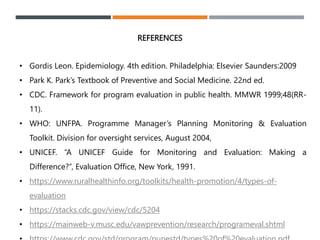 PROGRAM EVALUATION | PPTX