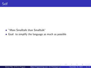 Prototype Languages | PDF | Programming Languages | Computing