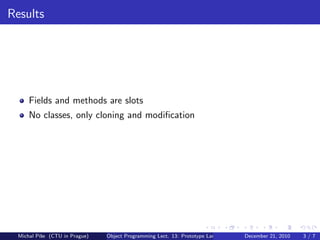 Prototype Languages | PDF