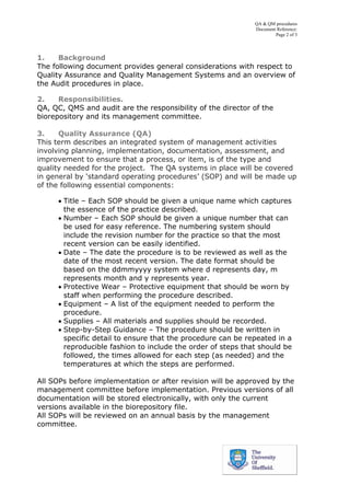 Quality management Policy in Pharmaceutical | PDF