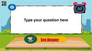 QUIZ RACE INTERACTIVE POWER POINT PRESENTATION | PPTX