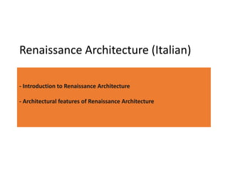 Renaissance part 1 | PPT