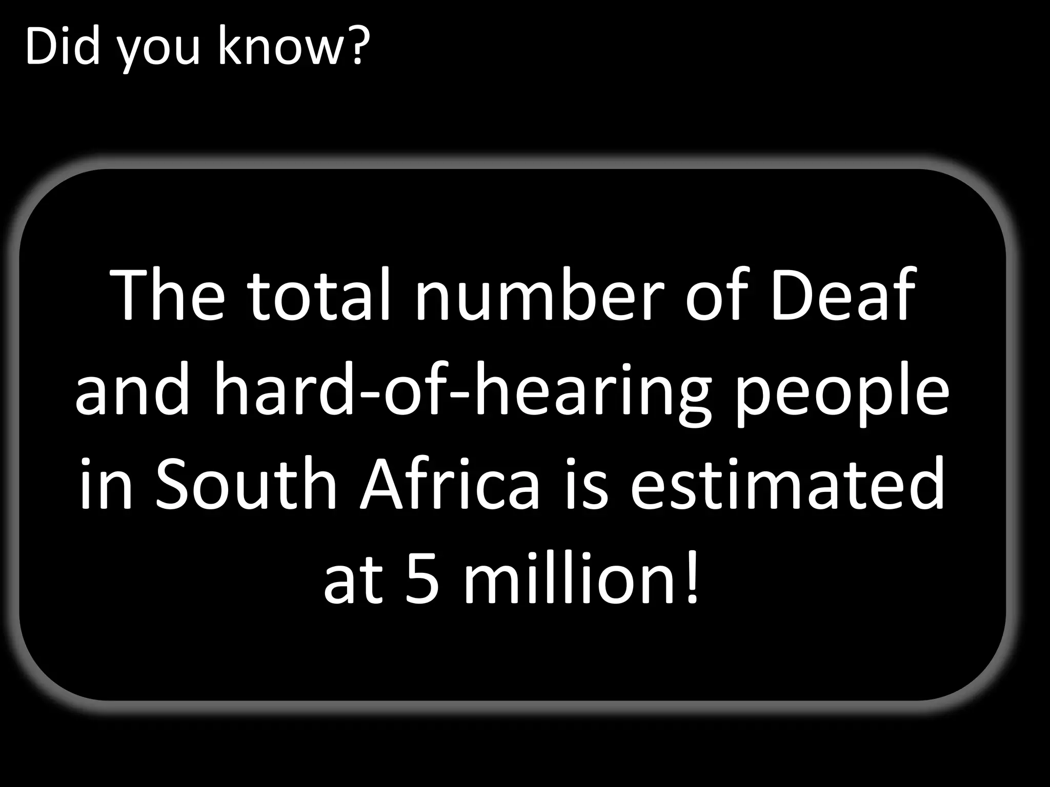 Deaf Awareness Campaign | PPTX