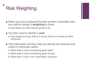 SAD13 - Risk Analysis | PPT