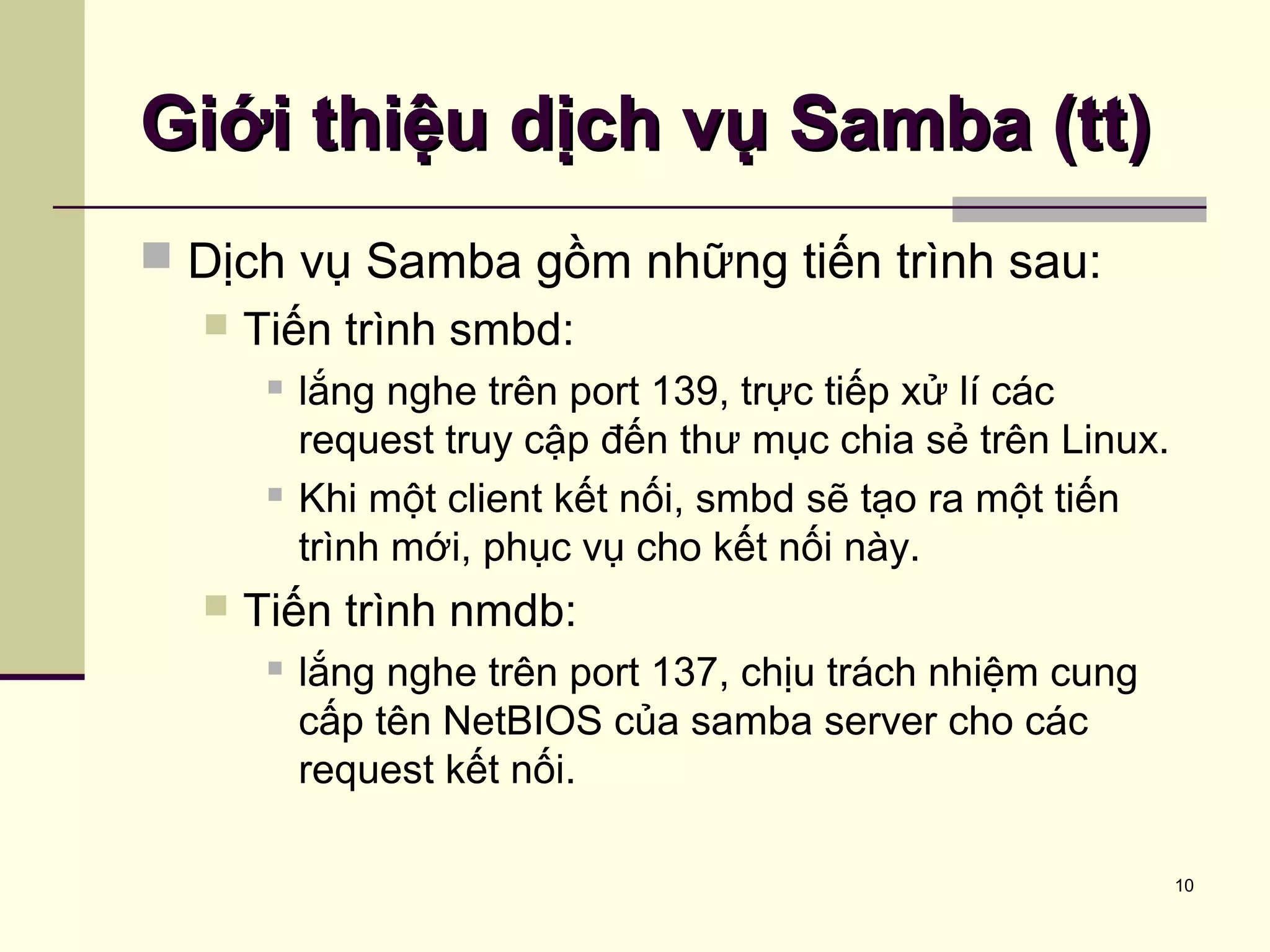 13 samba nfs server | PPT
