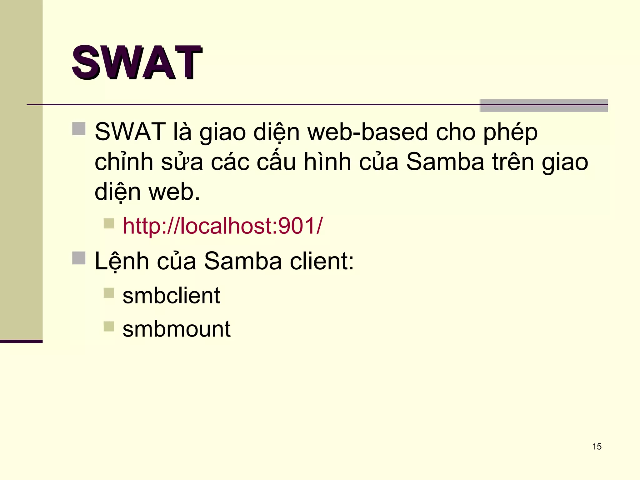 13 samba nfs server | PPT