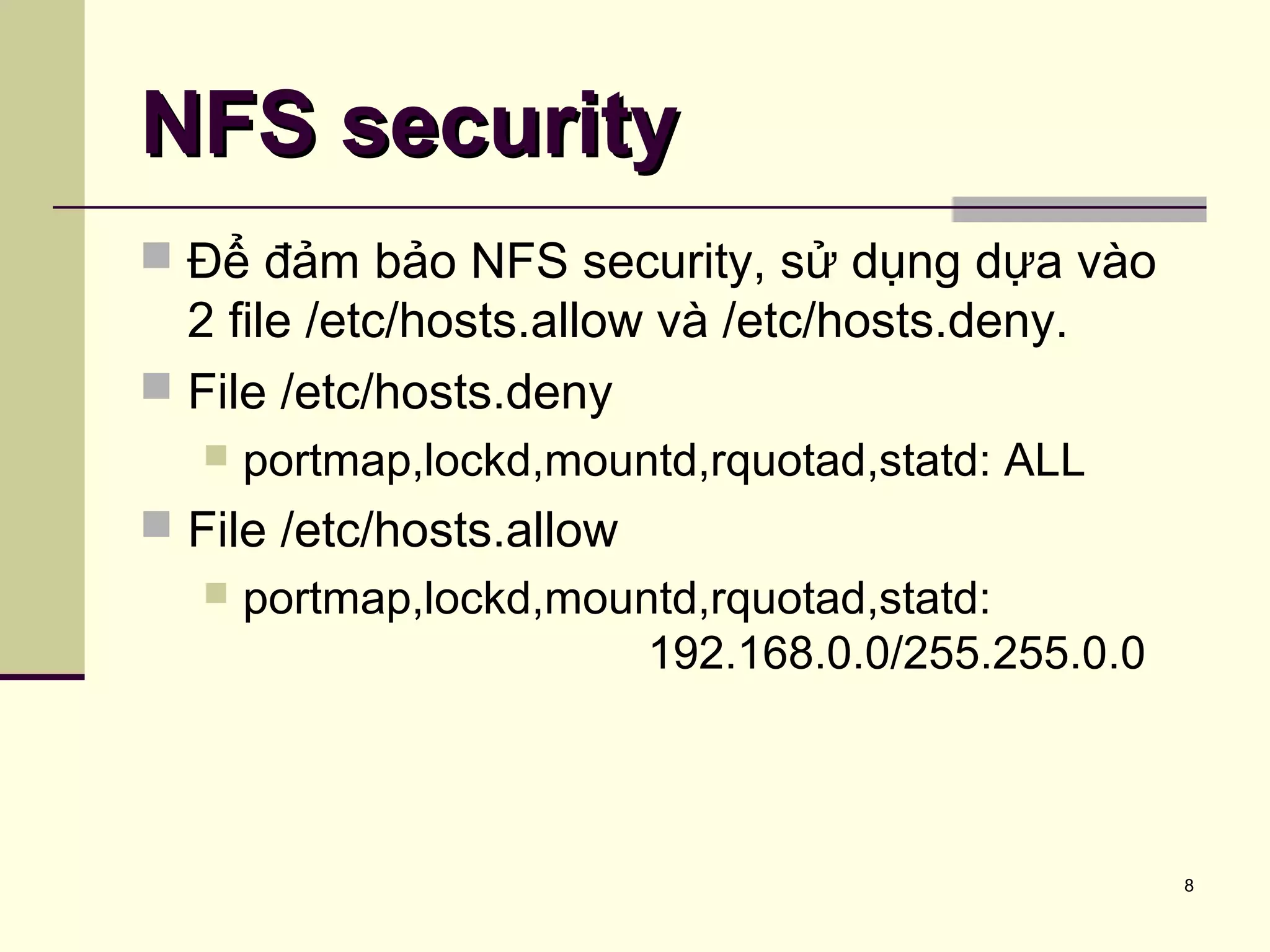 13 samba nfs server | PPT