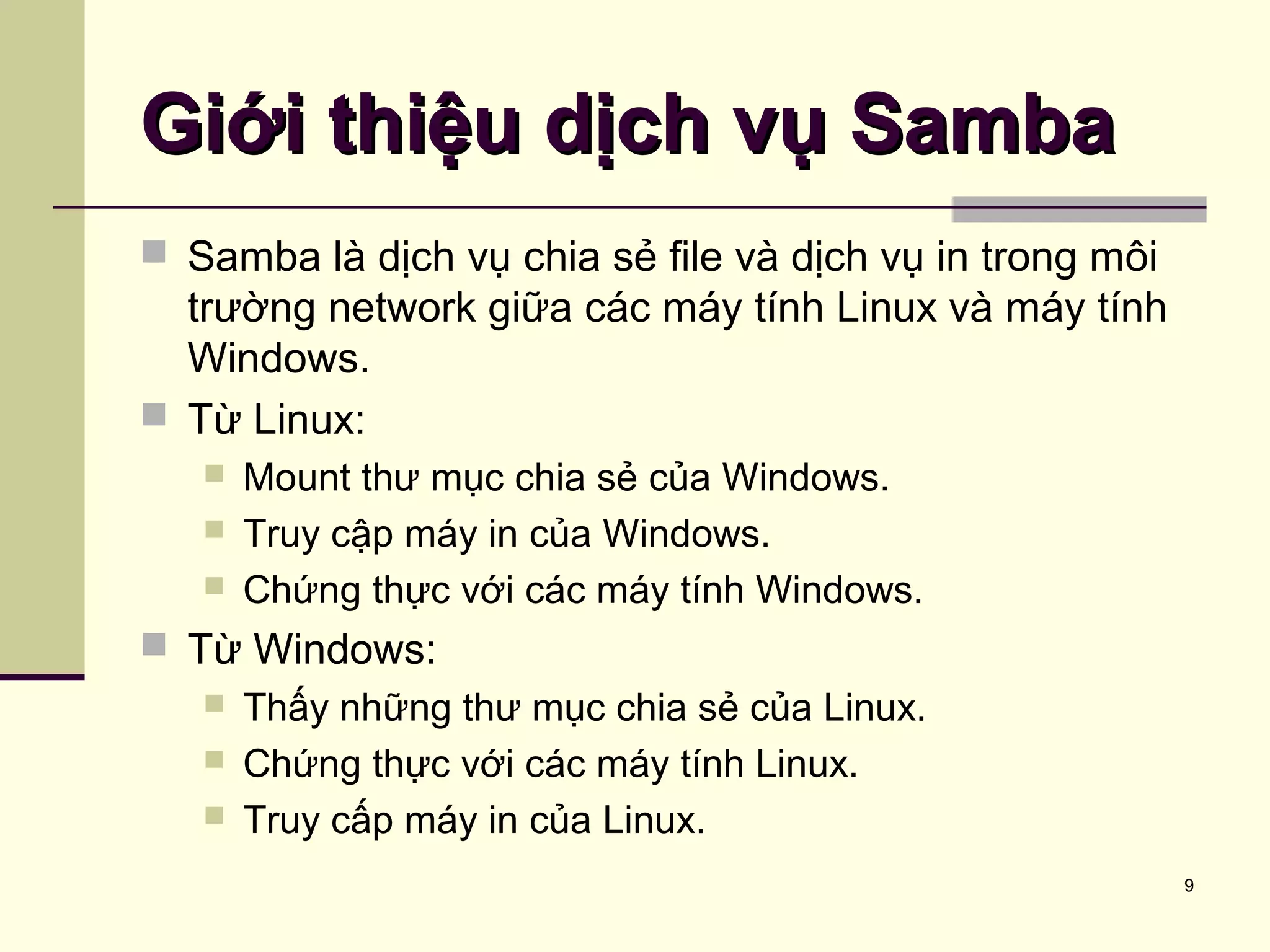 13 samba nfs server | PPT