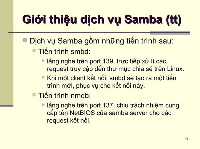13 samba nfs server | PPT