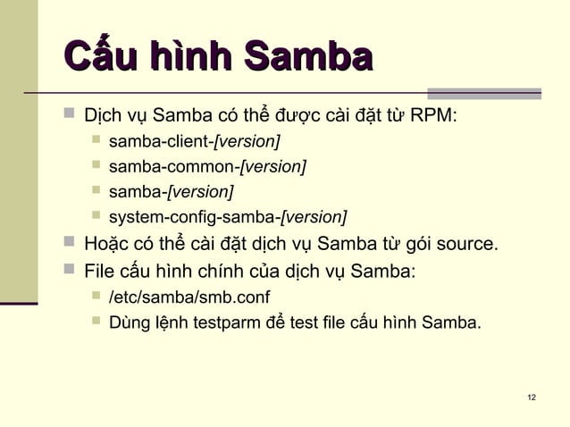 13 samba nfs server | PPT