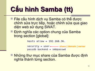 13 samba nfs server | PPT