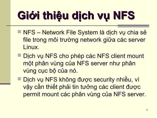 13 samba nfs server | PPT