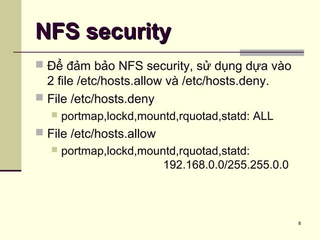 13 samba nfs server | PPT