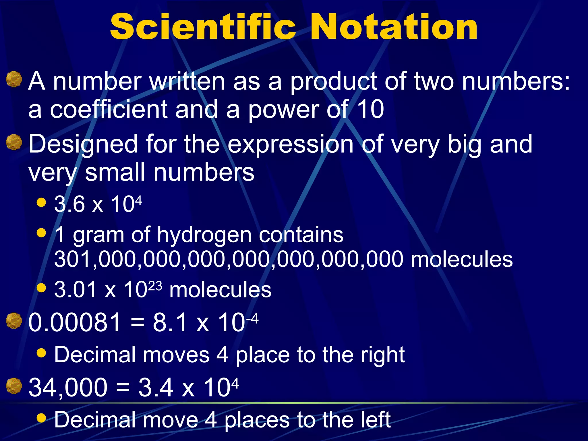 1-3 Scientific Notation | PPT