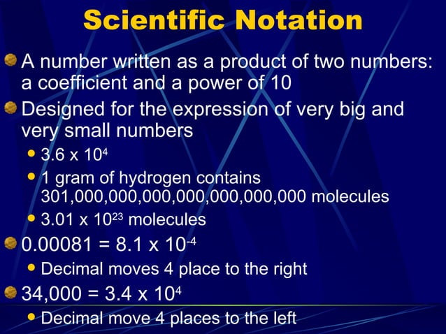 1-3 Scientific Notation | PPT