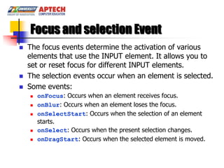 13. session 13 introduction to dhtml | PPTX | Web Design and HTML ...