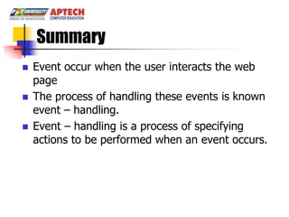 13. session 13 introduction to dhtml | PPTX | Web Design and HTML | Internet