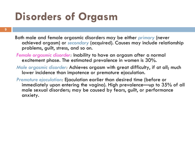 13 Sexual Disorders Ppt