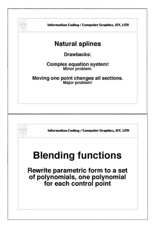 splines | PDF