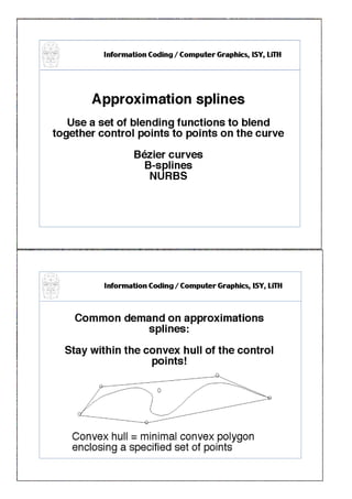 splines | PDF