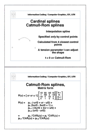 splines | PDF