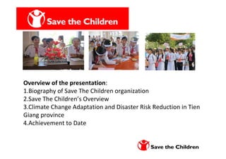 13. Save the Children - CCA program overview | PDF