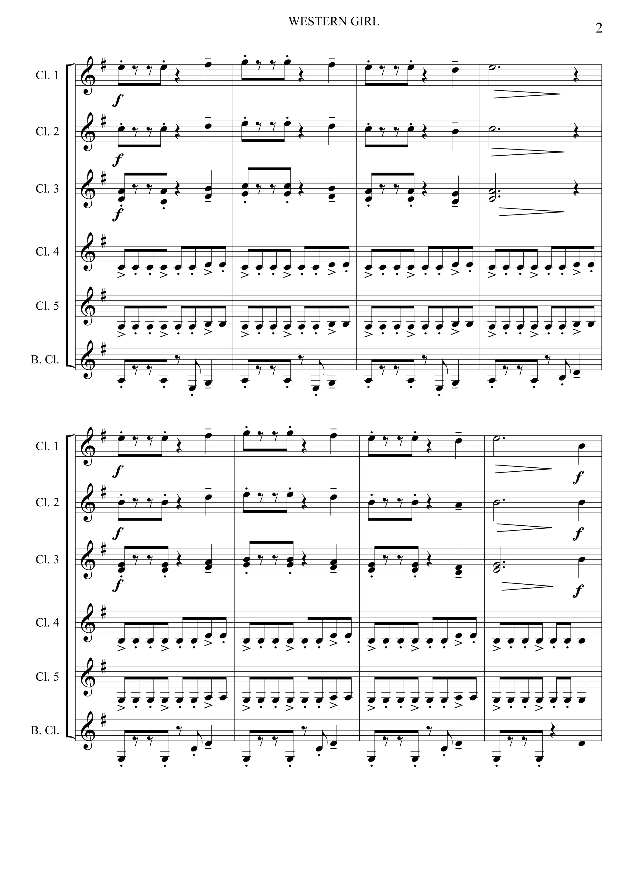 The Universal Band Collection - Jacob de Haan - Set of Clarinets | PDF