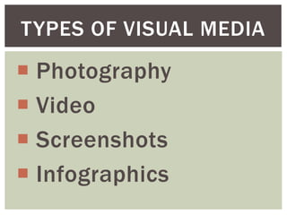 Visual Media and Information - Media and Information Literacy (MIL) | PPTX