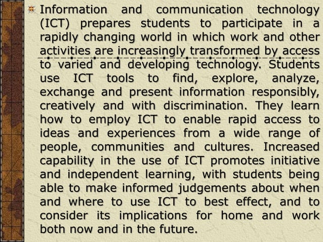 ICTs | PPTX