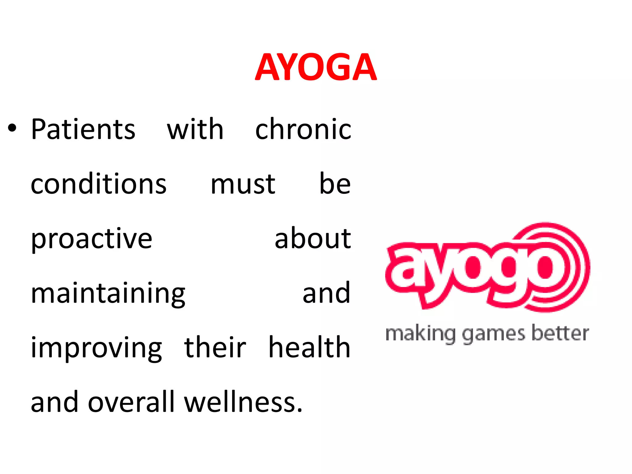 Ayoga - Gamification in healthcare - Manu Melwin Joy | PPT