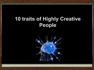 130. Creative person | PPTX
