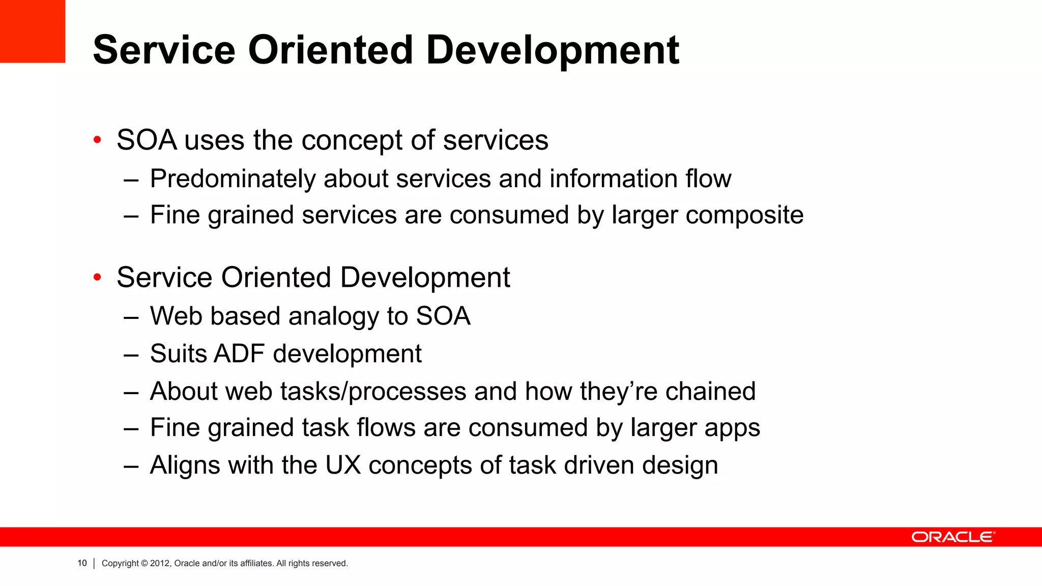 Oracle ADF Architecture TV - Design - Task Flow Overview | PPT