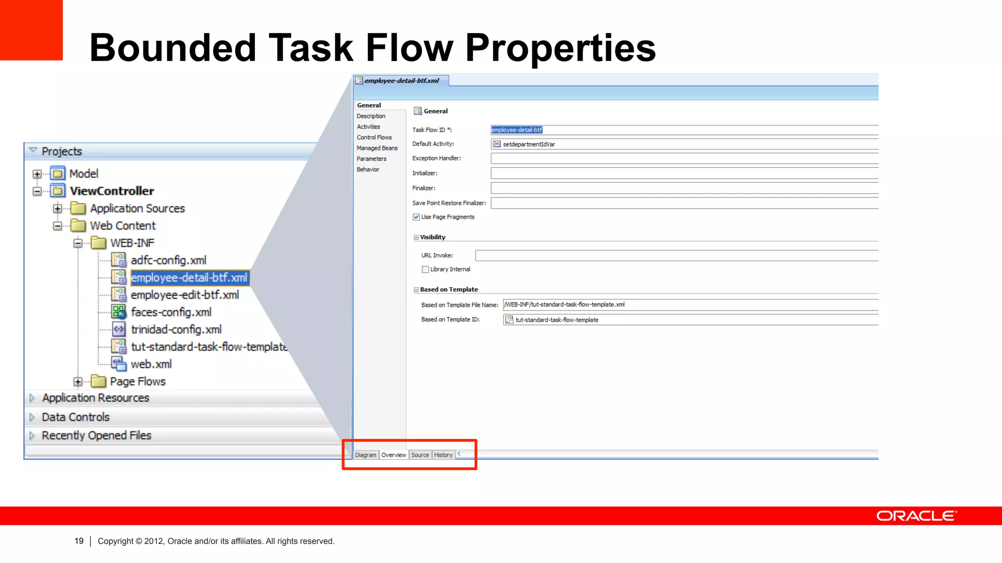 Oracle ADF Architecture TV - Design - Task Flow Overview | PPT