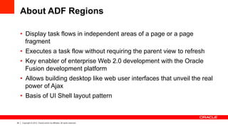 Oracle ADF Architecture TV - Design - Task Flow Overview | PPT