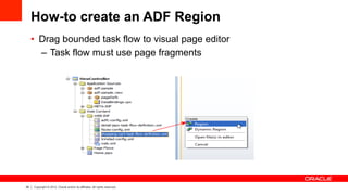 Oracle ADF Architecture TV - Design - Task Flow Overview | PPT