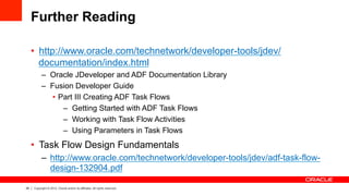 Oracle ADF Architecture TV - Design - Task Flow Overview | PPT
